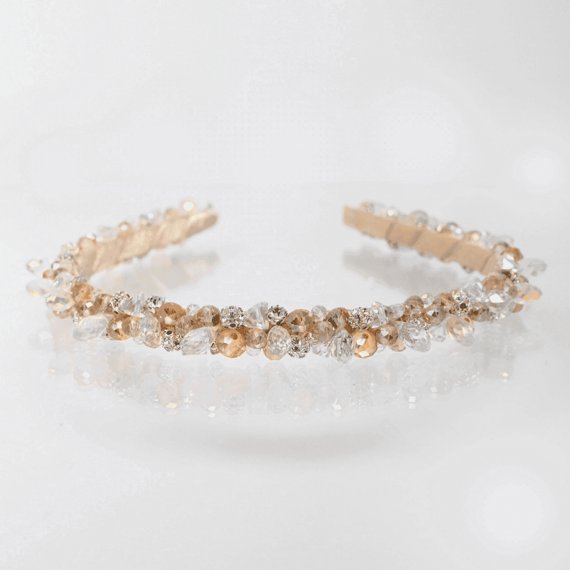 Tiara: Simona's bride crystals light